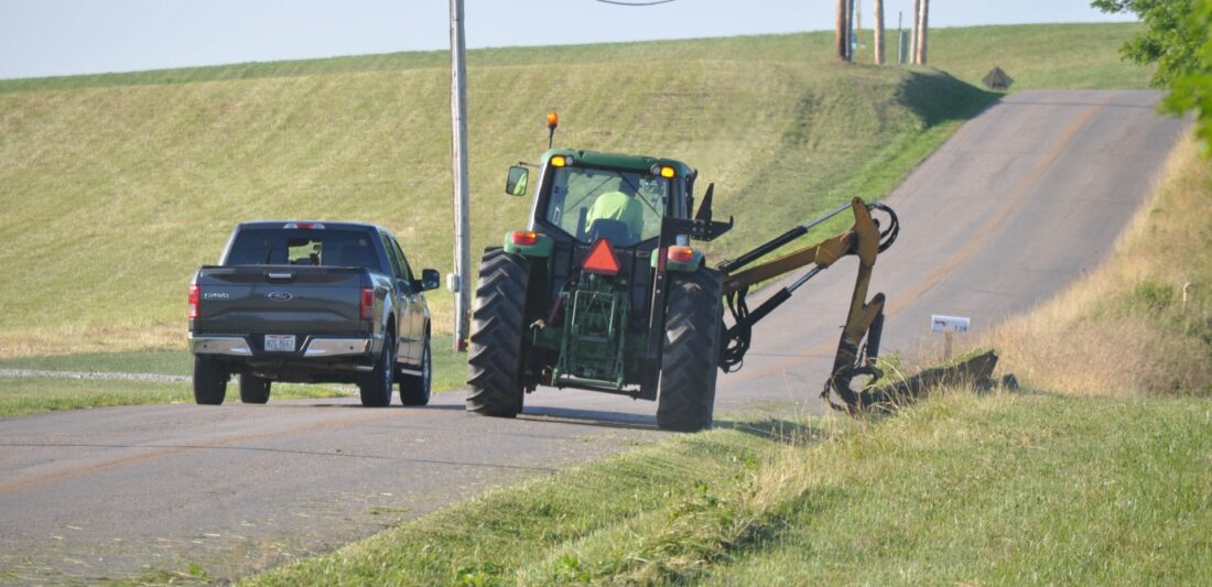 Summer clean up: Mowing crews mow along Washington County highways ...